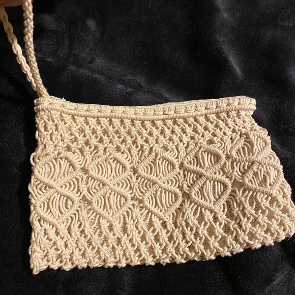 Bags | Macrame Wristlet | Poshmark
